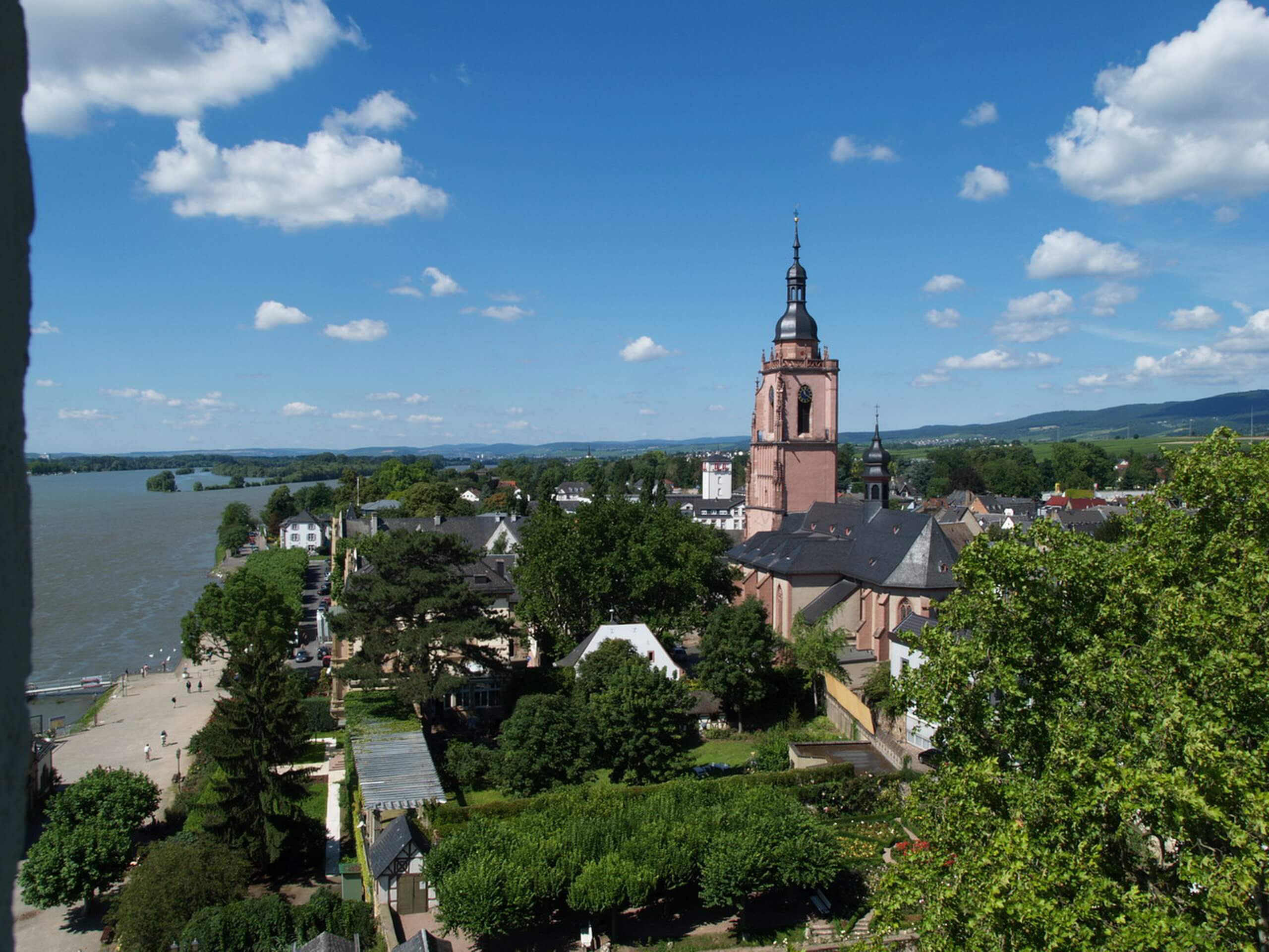 Urlaub in Eltville am hessischen Rhein mit Wein und Wandern erleben