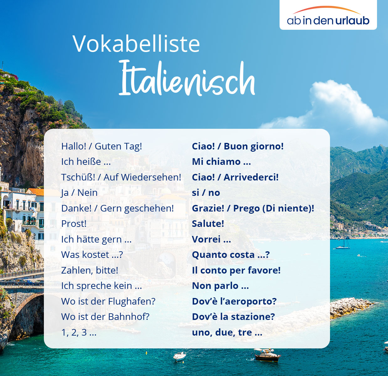 Vokabeln lernen für den Urlaub: Tipps für 10 Sprachen