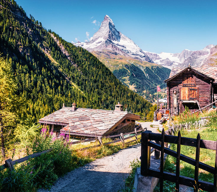 Zermatt: Wandern & Skigebiet am Matterhorn in der Schweiz