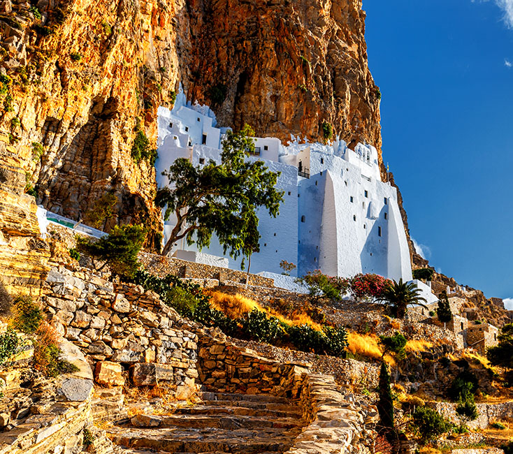 Insel Amorgos: Strände & griechische Sehenswürdigkeiten