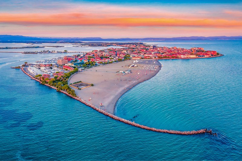 Grado in Italien: Hafen, Strände & Sehenswürdigkeiten