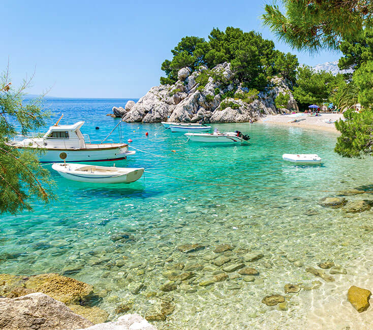 Brela: Strände und Kultur an der Adria in Kroatien