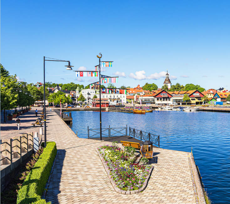 Västervik in Schweden: Sehenswürdigkeiten und Schären