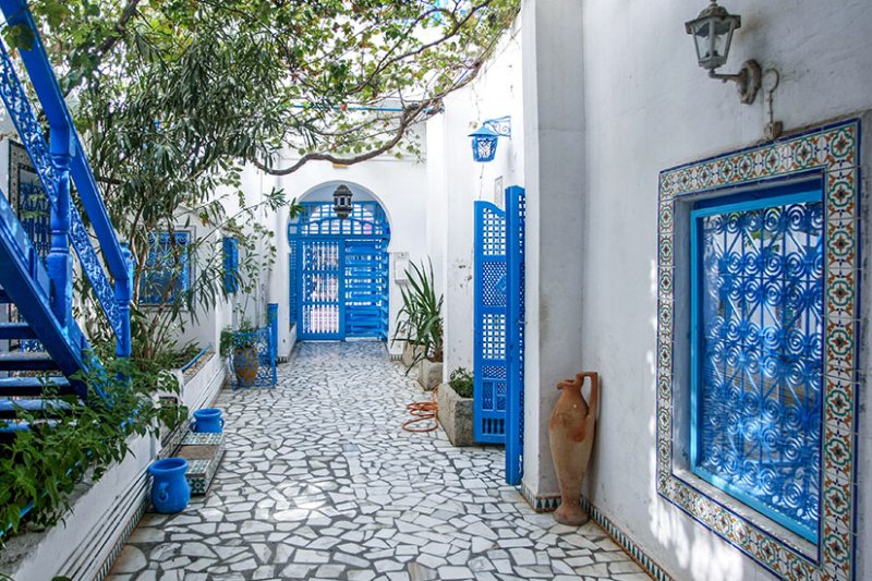 Sidi Bou Saïd in Tunesien: Sehenswürdigkeiten und Hafen
