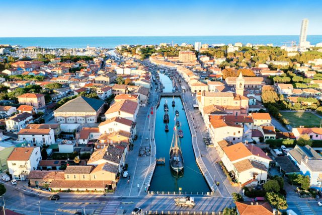 Cesenatico in Italien: Strand, Märkte und Altstadt
