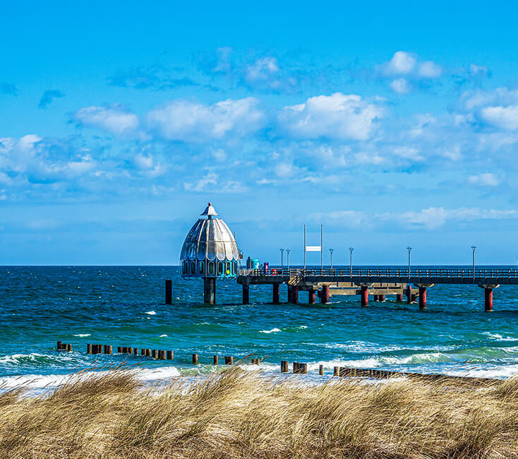 Wunderschne Zingst Strand Gesperrt Fotos